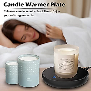 Candle Warmer Plate, Coffee Mug Warmer, Coffee Warmer for Desk, Coffee Cup Warmer with Auto Shut Off