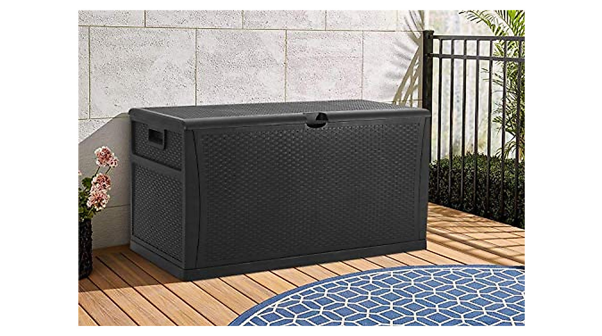 Oakmont 120 Gallon Patio Deck Box - Durable Outdoor Storage