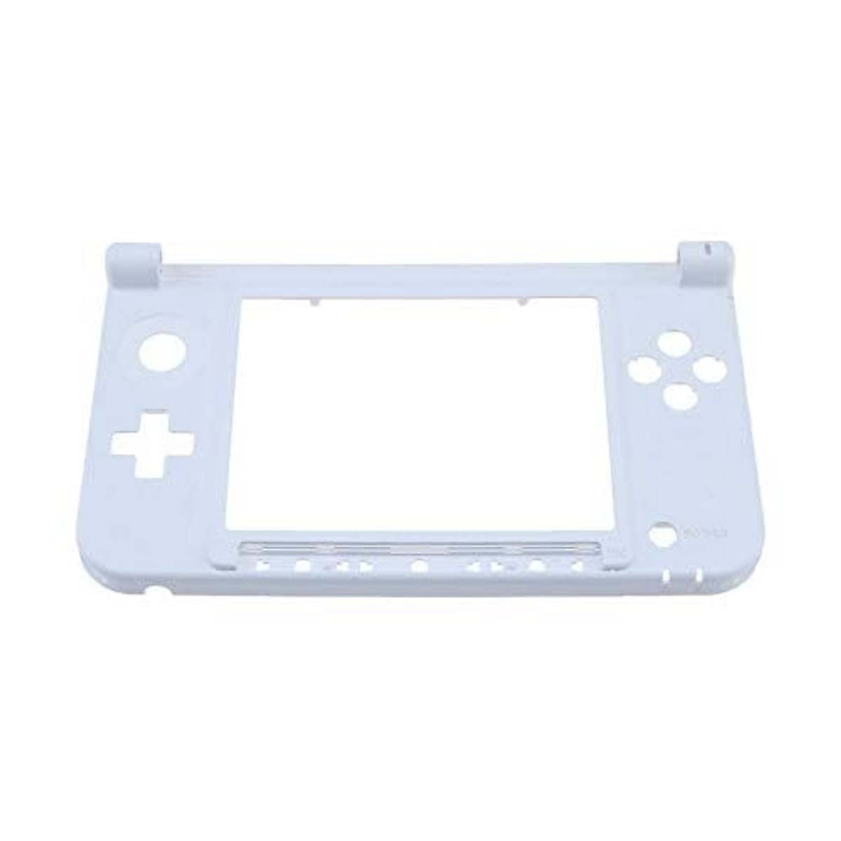 Bottom Middle Hinge Shell Housing Cover Midframe Case for 3DS XL 3DS LL Game Console White