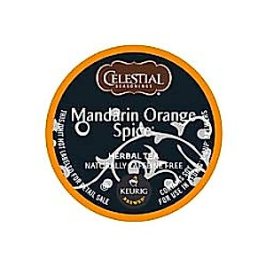 Celestial Seasonings Mandarin Orange Tea Single-Serve K-Cups, Box of 24