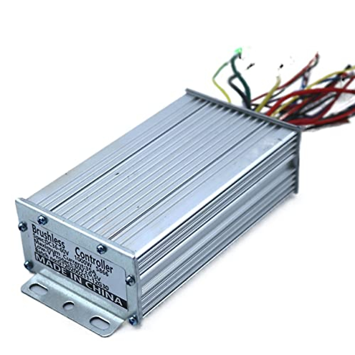 Bike Fender 36V/48V/60V 800/1000W BLDC Electric Scooter Controller E-Bike brushless Speed Driver and S866 LCD Display one Set Mud Guards (Color : 36V Set)