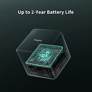 Aqara Cube T1 Pro, Requires AQARA ZIGBEE 3.0 HUB, 6 Sides to Control Different Scenes and Diverse Actions to Control Smart Home Devices, Supports Homekit, Alexa and IFTTT