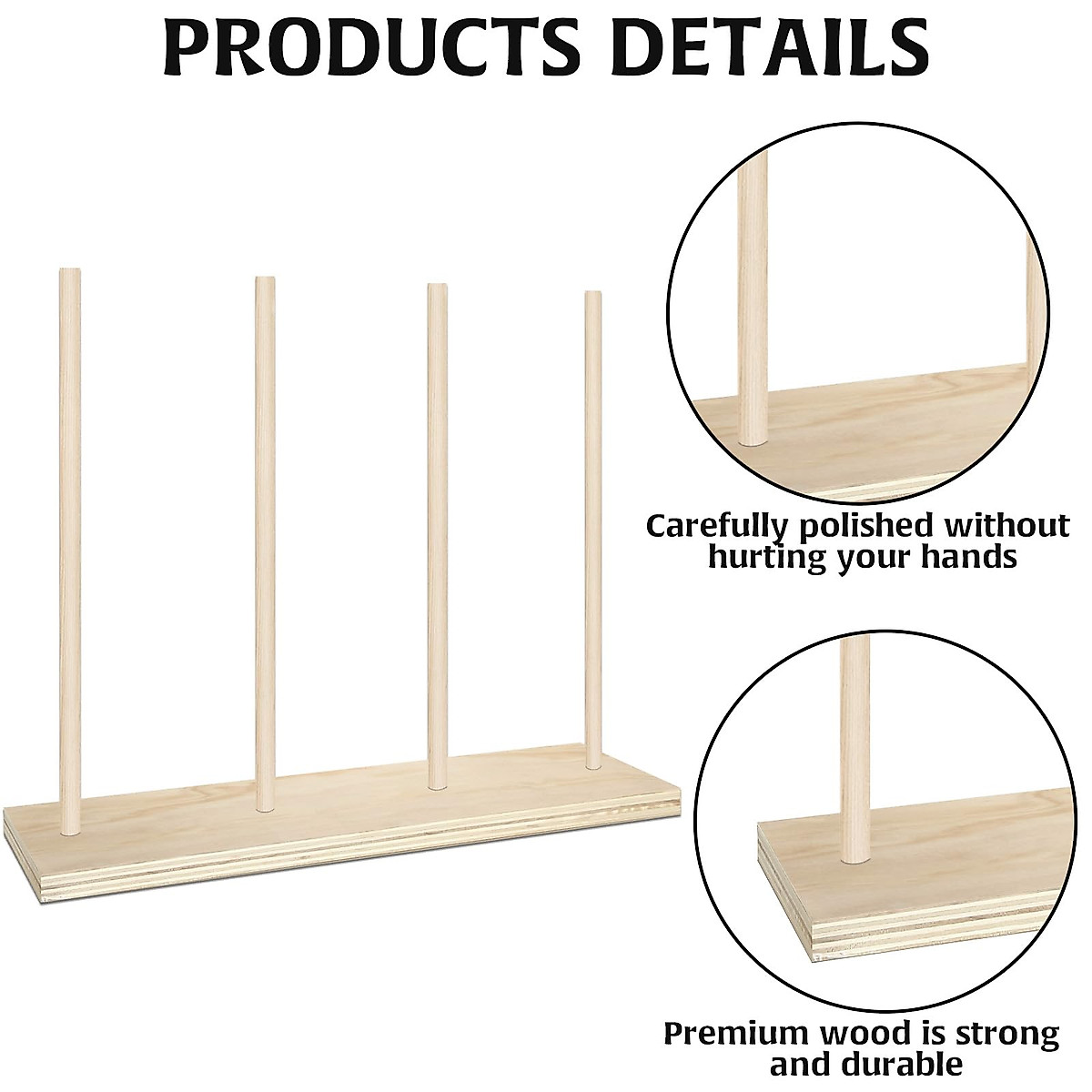Ribbon Holder Organizer Rack, Easy to Install Ribbon Rack Ribbon Storage Organizer Ribbon Holder Bow Maker for Ribbon Wreaths, Suitable Ribbon Storage Bow Maker for Ribbon Sewing Craft