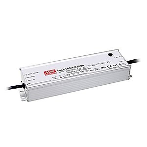 Mean Well HLG-185H-C1400B Power Supply, Single Output, LED, 200 W, 1.5" H x 2.7" W x 9" L