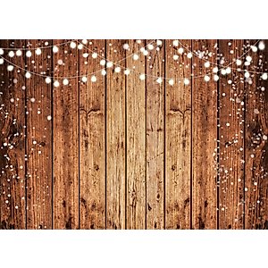 LTLYH 7x5ft Brown Wood Photography Backdrop Photographers Brown Photo Backdrop Retro Wood Wall Backdrop Baby Shower Birthday Party Banners Backdrop 216…