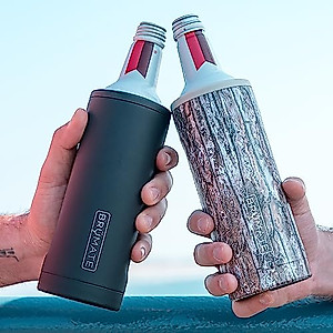 BrüMate Hopsulator Twist Can Cooler Insulated for 16oz slim aluminum bottles | Can Coozie Insulated Stainless Steel Drink Holder for Reclosable Slim Aluminum Beer Bottles (Aqua)