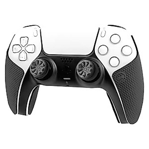 KontrolFreek FPS Freek Galaxy Black for Playstation 4 (PS4) and Playstation 5 (PS5) | Performance Thumbsticks | 1 High-Rise, 1 Mid-Rise | Black (Limited Edition)