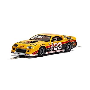 Scalextric Chevrolet Camaro IROC SCCA Trans-Am Duracell 1:32 Slot Race Car C4220, Yellow, Red & Black