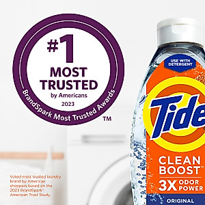 Tide Deep Cleansing Fabric Rinse with 3X Odor Power, Original Scent, 48 oz