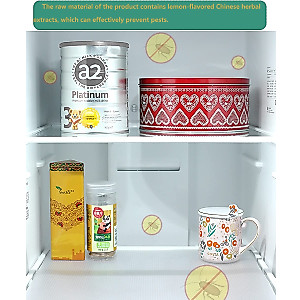 Shelf Liner Non-Adhesive, Drawer and Cabinet Liners Easy to Cut, EVA Refrigerator Mat for Kitchen Cupboard, Bathroom Shelves, Shoe Rack (11.9 x 59 inches)