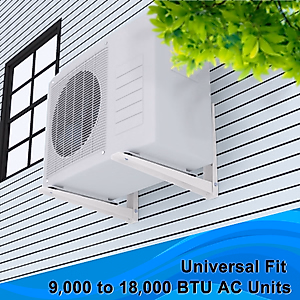 Air Jade 9,000 to 18,000 BTU Wall Mounting Bracket for Ductless Mini Split Air Conditioner Heat Pump System, Universal Mini Split Bracket, Support Up to 280 lbs