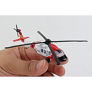 Daron Worldwide Trading Runway24 Coast Guard Helicopter, Black, Red