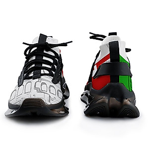 Roman Colosseum Italian Flag Sport Shoes for Men Women Non Slip Lightweight Breathable Walking Running Shoes 9women/7men