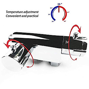 JIYTG Hand Held Bidet Toilet Sprayer Copper Toilet Spray Gun with Body Adjustable Jet Bathroom Bidet Sprayer Set