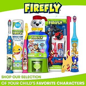 Firefly LightUp Timer Toothbrush with Suction Cup 2 ea (color may vary)