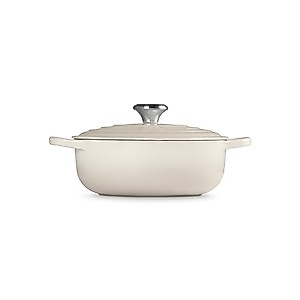 Le Creuset Enameled Cast Iron Signature Sauteuse Oven, 3.5 qt., Meringue