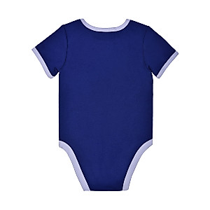 Disney Baby-Boys Monsters Inc Sully Bodysuit, Blue, 12 Months (Pack of 3)