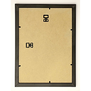 Wee Blue Coo A3 Black Wooden Picture Frame 11.7 x 16.5 Inch (29.7 x 42cm) Acrylic Safety 'Glass' Photo Frame