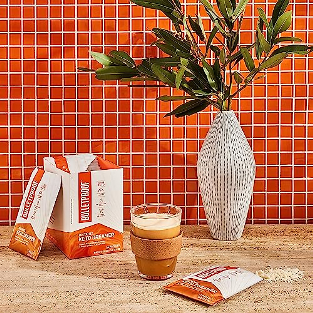 Bulletproof InstaMix Original Unflavored Keto Coffee Creamer Packets, Pack of 14, Powdered Grass-Fed Butter and Brain Octane C8 MCT Oil