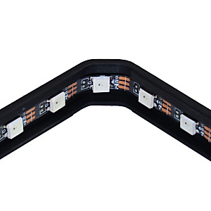 Alphacool 12942 Aurora XPX Digital RGB Frame - Black Modding Flexlights