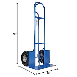 Pro Lift Hand Truck Heavy Duty – Industrial Dolly Cart Horizontal Loop Handle with 1000 Ib. Maximum Loading Capacity