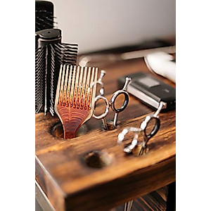 Beomeen Hair Pick Comb for Curly Hair, 2 Pack Smooth Afro Comb Lift Detangle Hair Comb Hair Picks for Men No Frizz Wide Tooth Comb Hair Styling Tool