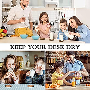 Gifts for Men or Women, 12 Gauge Shell Creative Coasters for Drinks, Coasters with Holder for Coffee Table, Wooden Table, Outdoor, Living Room, Kitchen, Rustic Bar Decorations