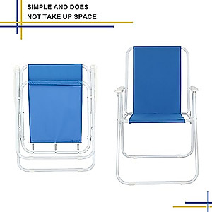Backpack Beach Chair, Folding Beach Chair for Adults, Patio Lightweight Folding Chair(Only 5 Lbs),Folds for Easy Storage, Camping Chairs for Outdoor, Beach, Camping, Lawn, Music Festival, Travel