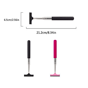 TSWDDLA Car Rearview Mirror Wiper,Retractable Auto Glass Squeegee, Water Cleaner with Telescopic Long Rod,Portable Cleaning Tool for All Vehicles for Rainy Foggy Weather