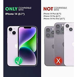 SUPCASE Unicorn Beetle Style Series Case for iPhone 14 / iPhone 13 6.1 Inch, Premium Hybrid Protective Slim Clear Case (Mauve)