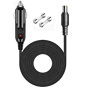 MJPOWER 12V/24V Car Charger Compatible Jackery Portable Power Station Explorer 1000 500 880 550 300 290 240 160 E160 E240 E300 E500 E550 E880 E1000 Solar Generator Jackery Charger Cord DC Power Cable