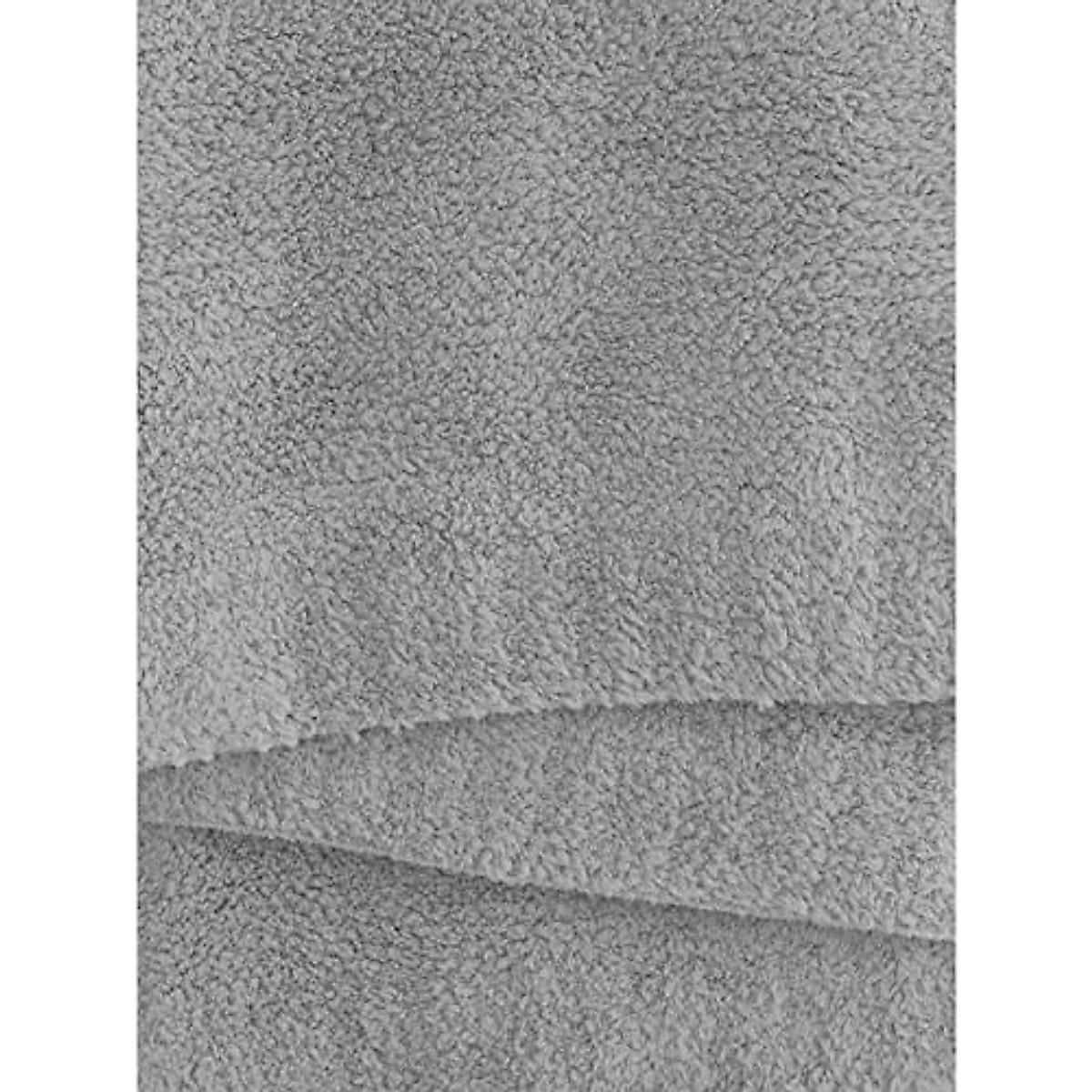 Little Giraffe Plush Chenille Knit Baby Blanket 29" x 35", Silver