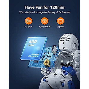 Ruko 6088 Programmable Robot, Gesture Sensing Intelligent Remote Control Robot for Kids 3-6 Years, Christmas Birthday Gift