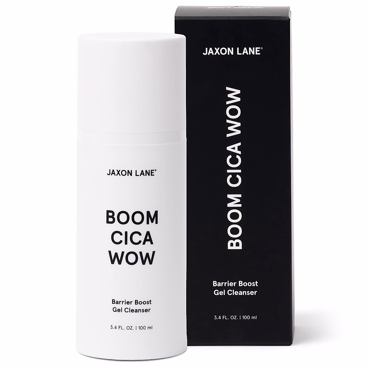 JAXON LANE Mens Face Wash BOOM CICA WOW Barrier Boost Gel Cleanser, Daily Facial Cleanser for Men & WOMEN: Hydrating Face Cleanser + Centella Asiatica, Hyaluronic Acid, Purifying Malachite, Green Tea