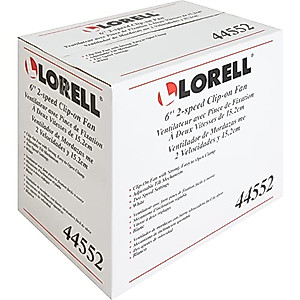 Atlantic Breeze 6" Personal Clip-On Fan, Light Gray