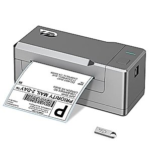 Tordorday Shipping Label Printer 4x6 Thermal Label Printer for Shipping Packages, 150mm/s Thermal Printer 203 dpi, Compatible with Amazon, Ebay, Shopify, USPS, Etsy