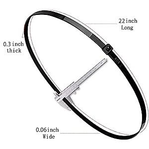 Long Heavy Duty Zip Ties 22 inch with 120 Pounds Tensile Strength Strong UV Resistant Big Cable Ties Environmentally friendly Industrial quality Black 50 pack