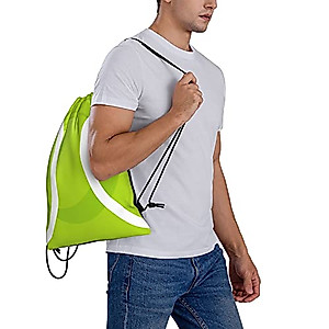 YOPIGOT Tennis Drawstring Bag Tennis String Bag Waterproof Light Durable Gym Sports Yoga Beach Sackpack For Men Women