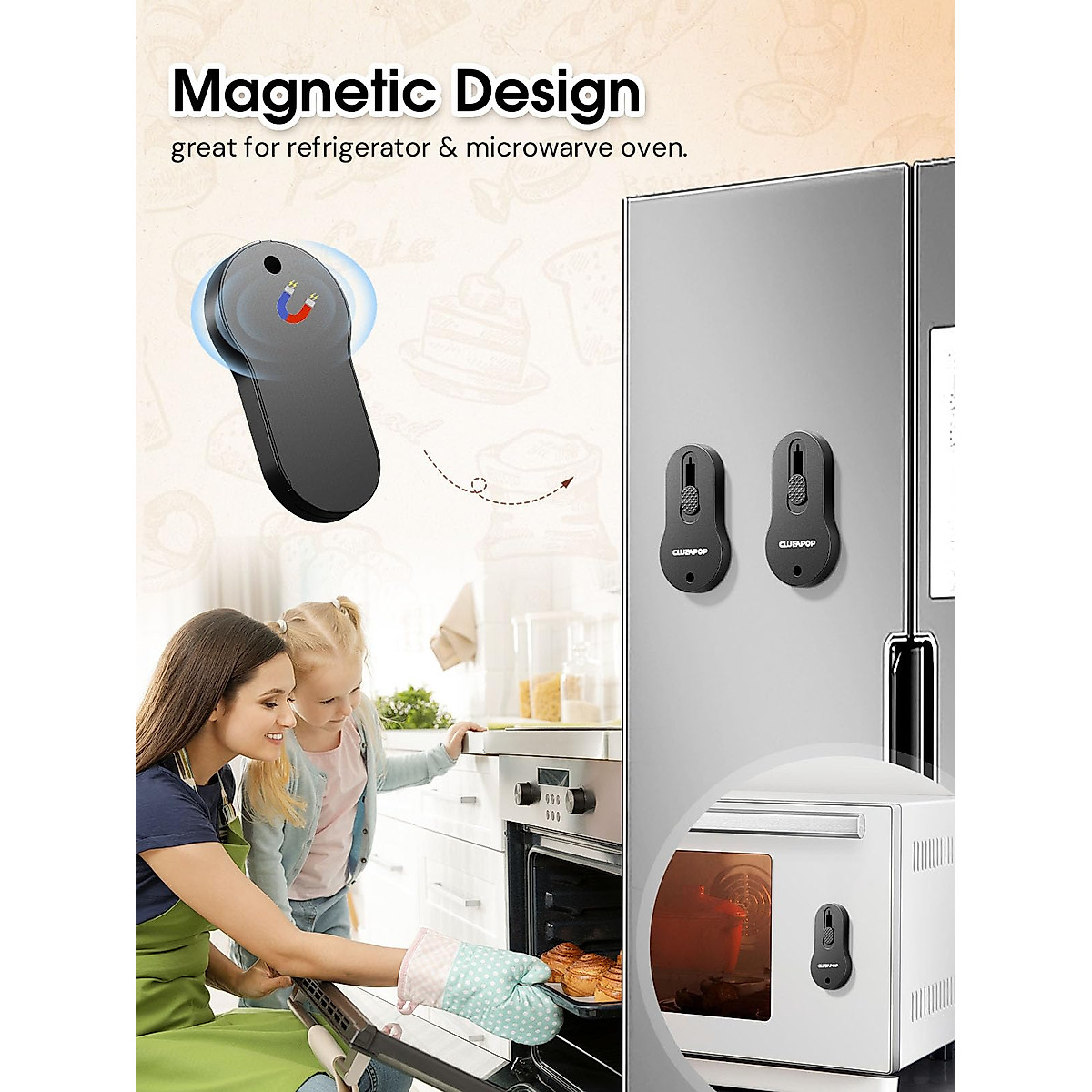 Bread Lame, Magnetic & Reusable Bread Lame Dough Scoring Tool, Bread Lame Blades Tool, Anti-Slip Handle with Long Retractable Razor, Sourdough Scoring tool for Bread Making, Bread Scoring Tool