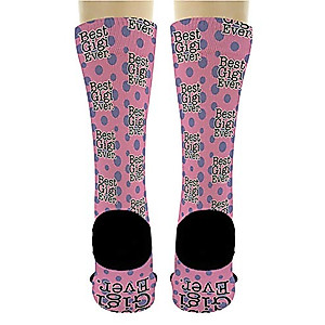 ThisWear Grandmother Gifts Best Gigi Ever Sock for Grandma Clothes Best Gigi Socks 1-Pair Novelty Crew Socks