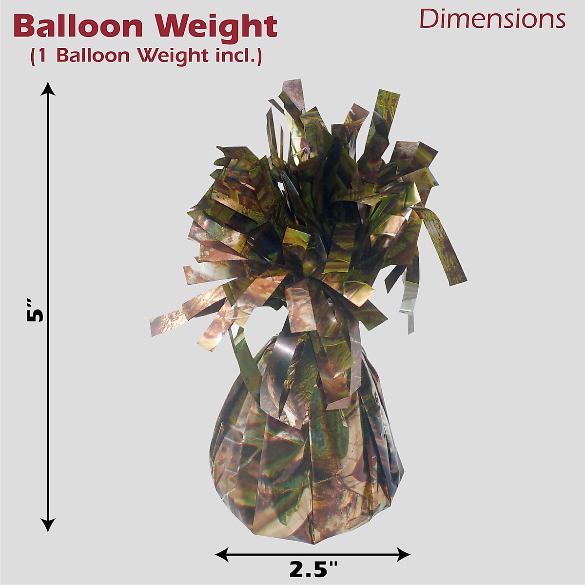 Havercamp Hunting Camouflage Birthday Party Kit (Deluxe Set; 1 Camo Birthday Banner, 3 Lanterns, 36 Cupcake Foils, 6 Buck Balloons, 1 Balloon Weight & 24 Straws) Next Camo Birthday Party Decorations.