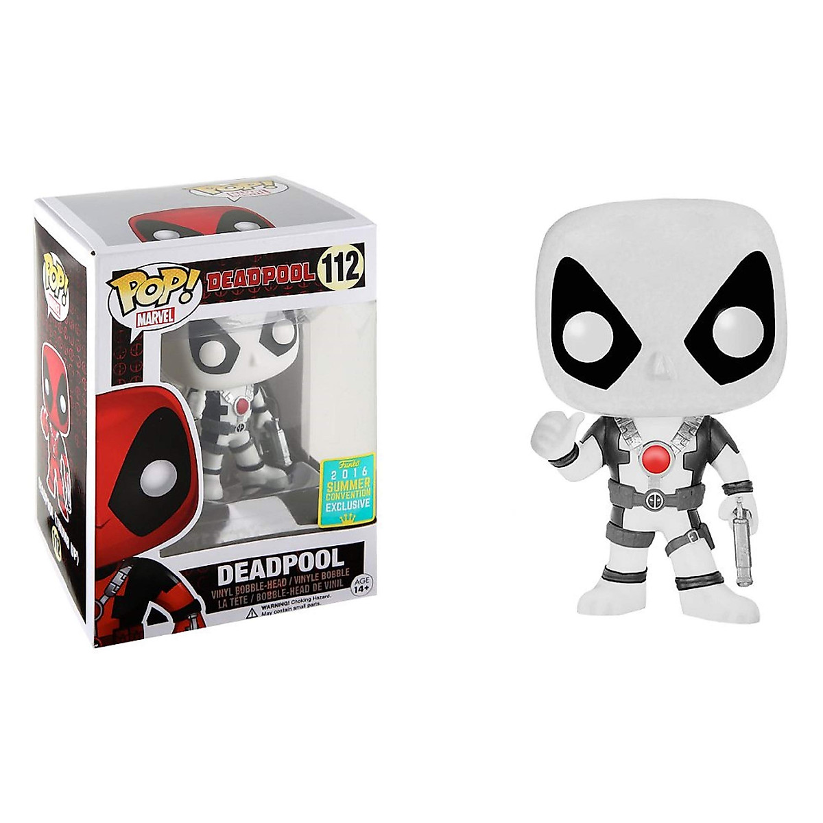 Funko POP! Black and White Deadpool #112 Summer Convention Exclusive