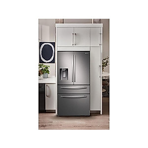 SAMSUNG RF24R7201SR 23 cu. ft. Counter Depth 4-Door French Door Refrigerator with FlexZone(TM) Drawer in Stainless Steel