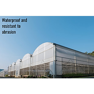 GGR Supplies T.R.U. LDPE Heavy-Duty Greenhouse Polyethylene Repair Weatherseal Film Tape. Long Term UV Exposure Ideal for Sealing and Seaming. (Clear, 2" X 36 Yards)