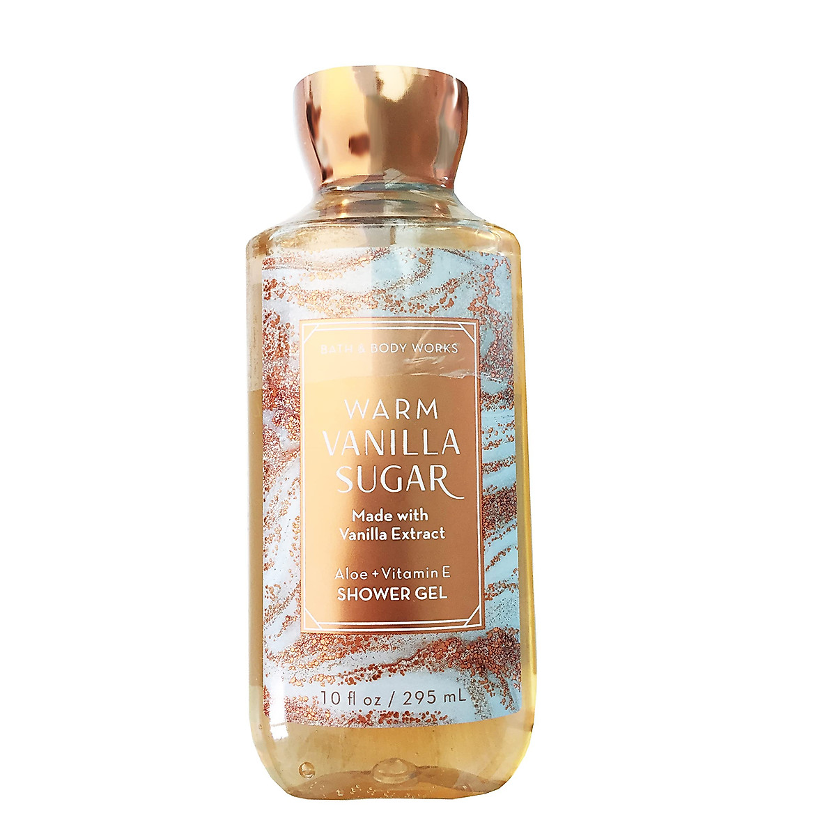 Bath and Body Works Warm Vanilla Sugar Signature Collection Shower Gel, 10 oz, new packaging
