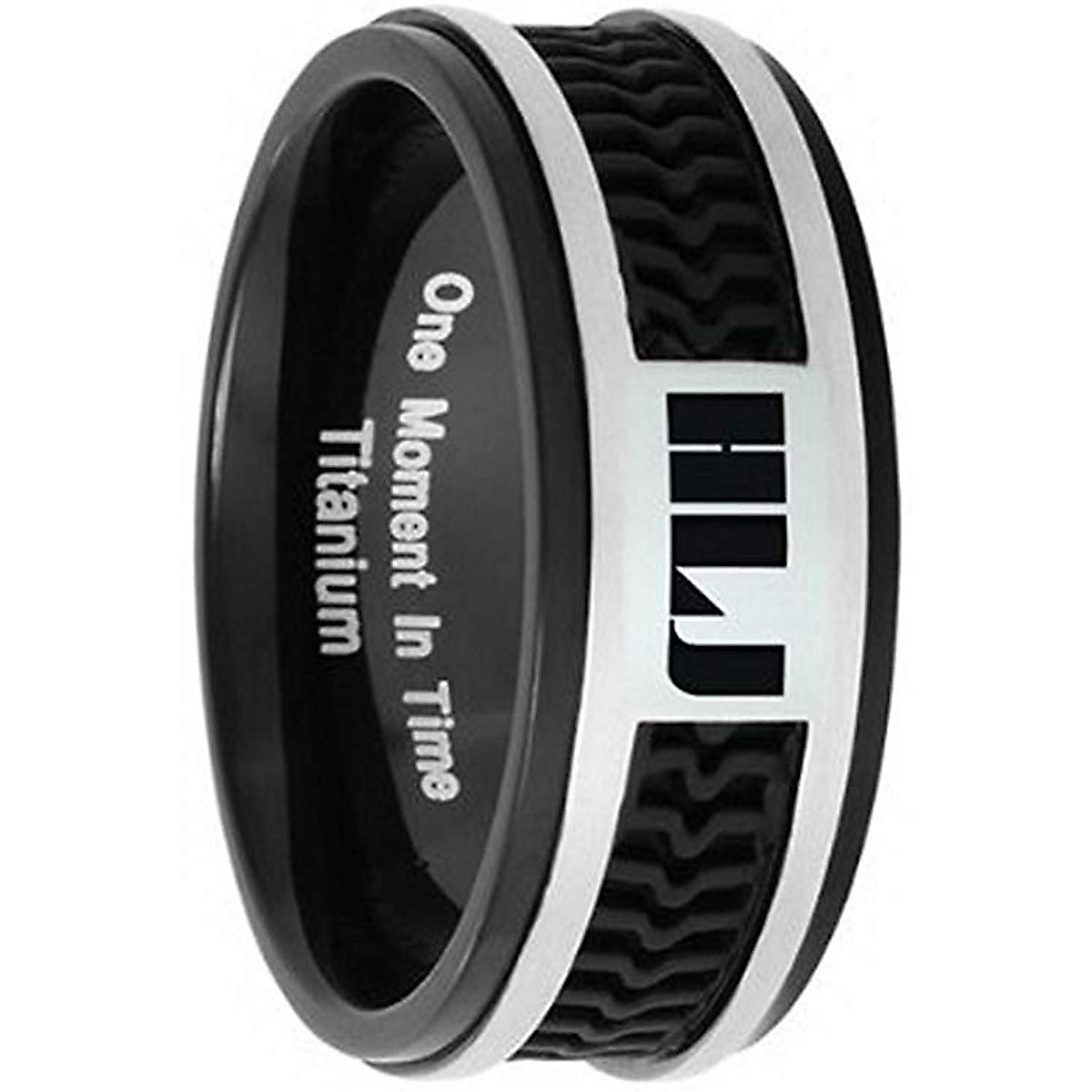 Spanish Elements CTR Ring Black Titanium with Rubber Inlay - J120s (9)