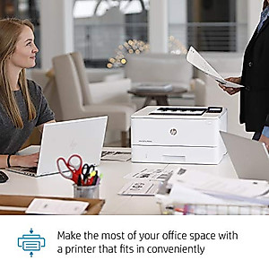 HP LaserJet Pro M404dn Monochrome Printer with built-in Ethernet & 2-sided printing, works with Alexa (W1A53A)