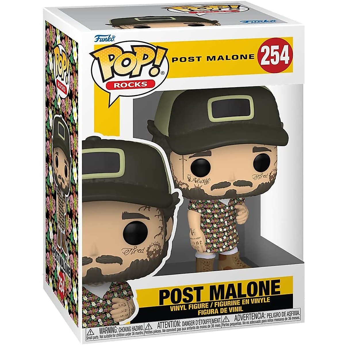 Funko Pop Rocks! Bundle: Post Malone Sundress (with Funk-02-Protect Case Protector)