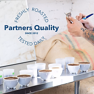 Partners Coffee, Brooklyn Blend, Whole Bean Coffee - 12 Ounce - Medium Roast