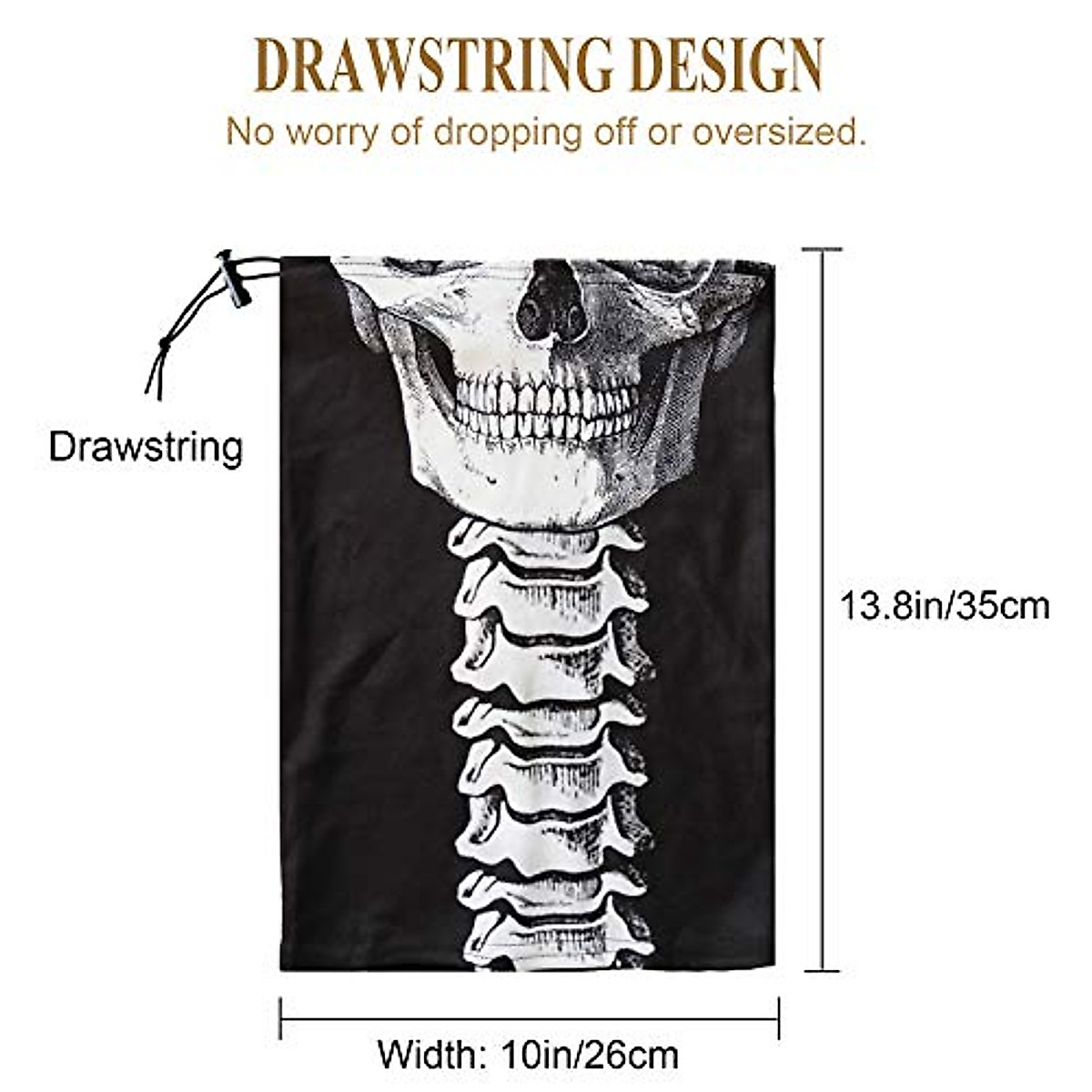 LANVO Running Gaiter Mask, Large Fleece Neck Gaiter for Men & Wowen, Winter Neck Warmer for Skiing, Hiking, Snowboard, Cycling, Fishing and Outdoor Sports